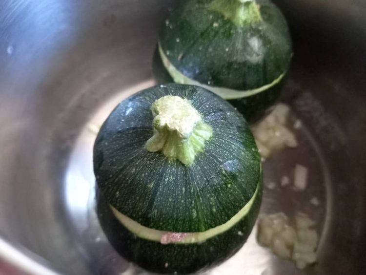 Zucchine tonde ripiene in padella. Come cucinarle - Ricette in 30 minuti