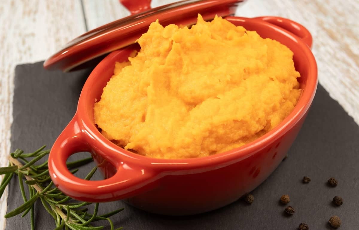 Purè di zucca e patate. Ricetta facile del mashed potatoes and pumpkin ...